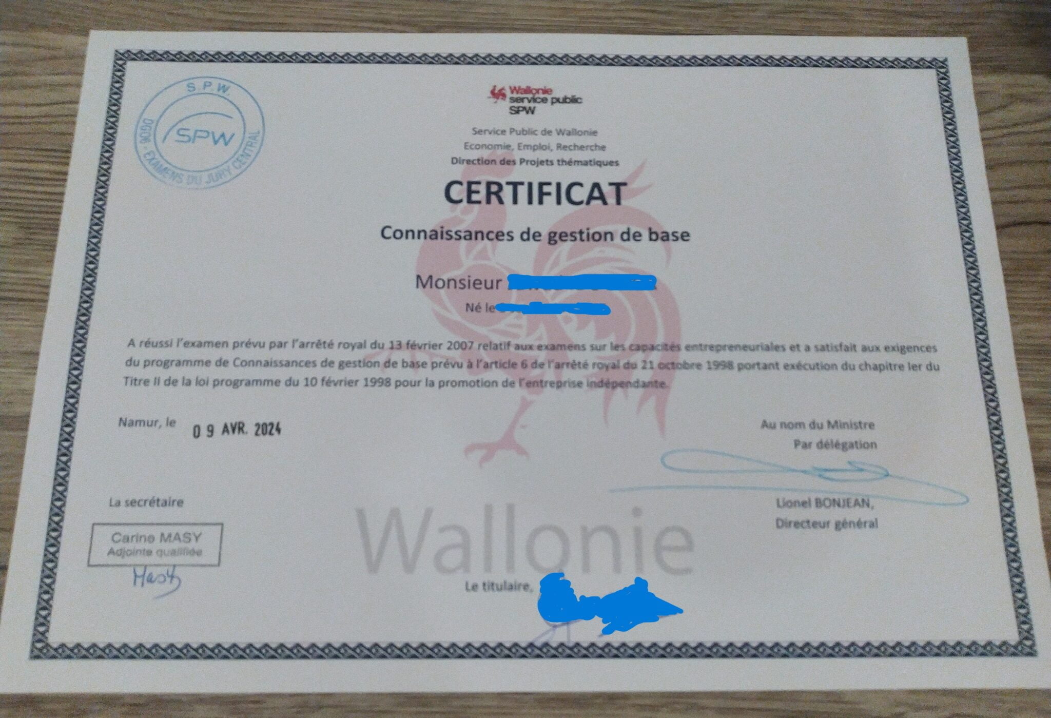 Comment s'inscrire à l'examen de gestion de base du jury central
